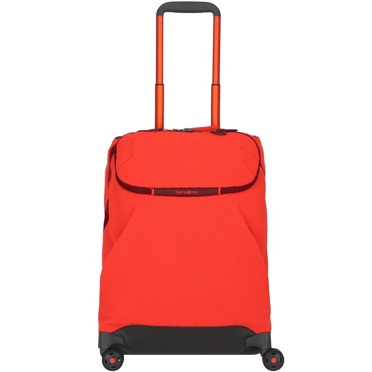 Samsonite Neoknit Spinner 4-Rollen Kabinentrolley 55 cm fluo red port ...
