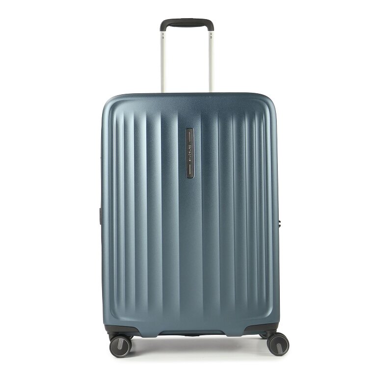 Samsonite Fyrm 4 Rollen Trolley M 67 cm mit Dehnfalte steel blue | Bags.ch